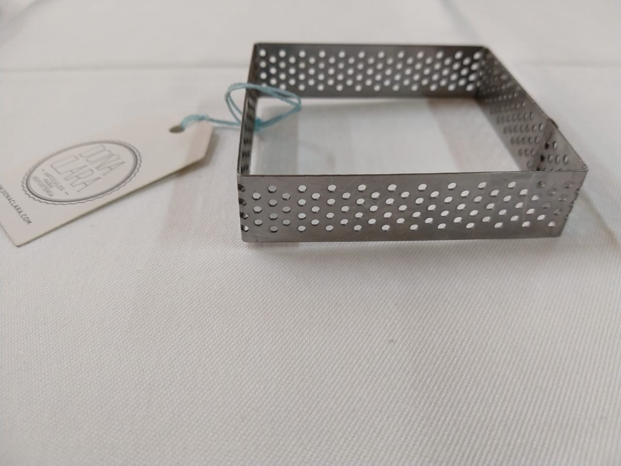 Aro perforado cuadrado 20 - Moldes